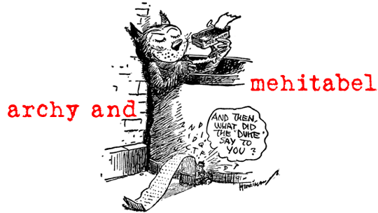 Mehitabel and her Kittens, with a bit of vocabulary – Zipf's Law